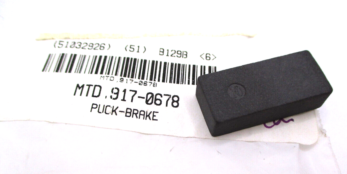MTD brake puck pad 717-0678, 917-0678 Craftsman Ryobi "USA Seller" | eBay