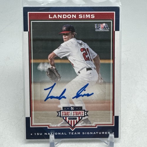 2017 PANINI USA STARS & STRIPES LANDON SIMS /199 #17 Arizona ...