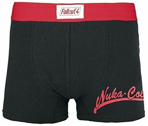 Fallout 4 Men's Nuka Cola Boxer Shorts Medium Black/red for sale online ...