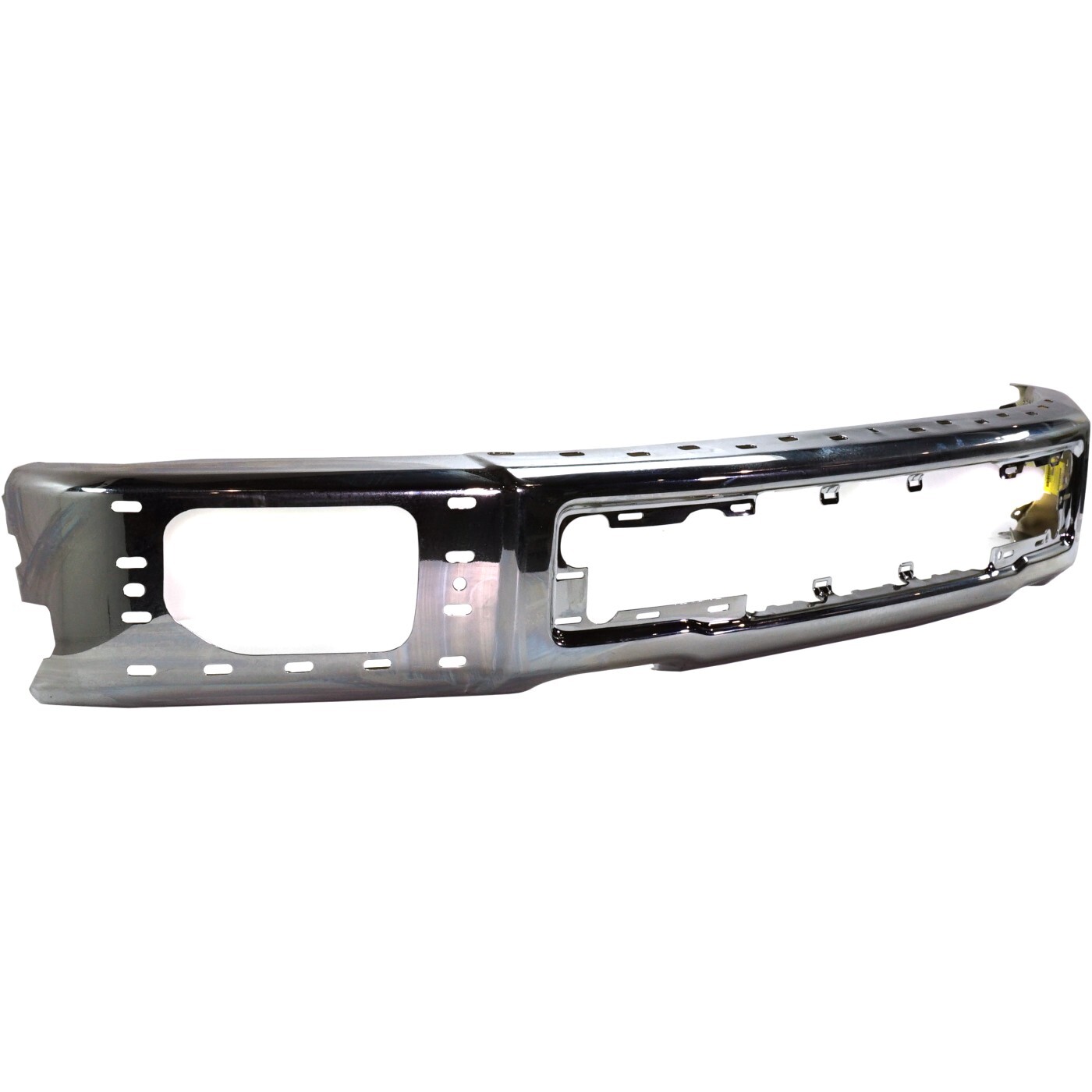 Front Bumper For 2015-2017 Ford F-150 Chrome Steel with Fog Light Hole ...