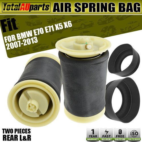 Set of 2 Rear Air Suspension Spring for BMW E70 E71 X5 X6 2007-2013 ...