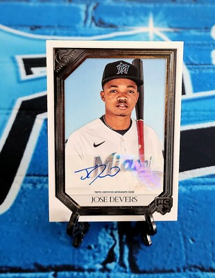 2021 Topps Gallery Jose Devers Auto Rookie 🐬🔥 | eBay