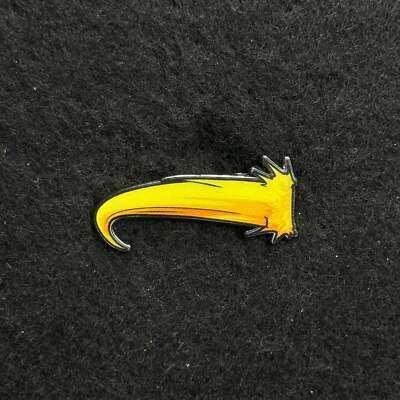 Yellow Dash Graphic Pin | eBay