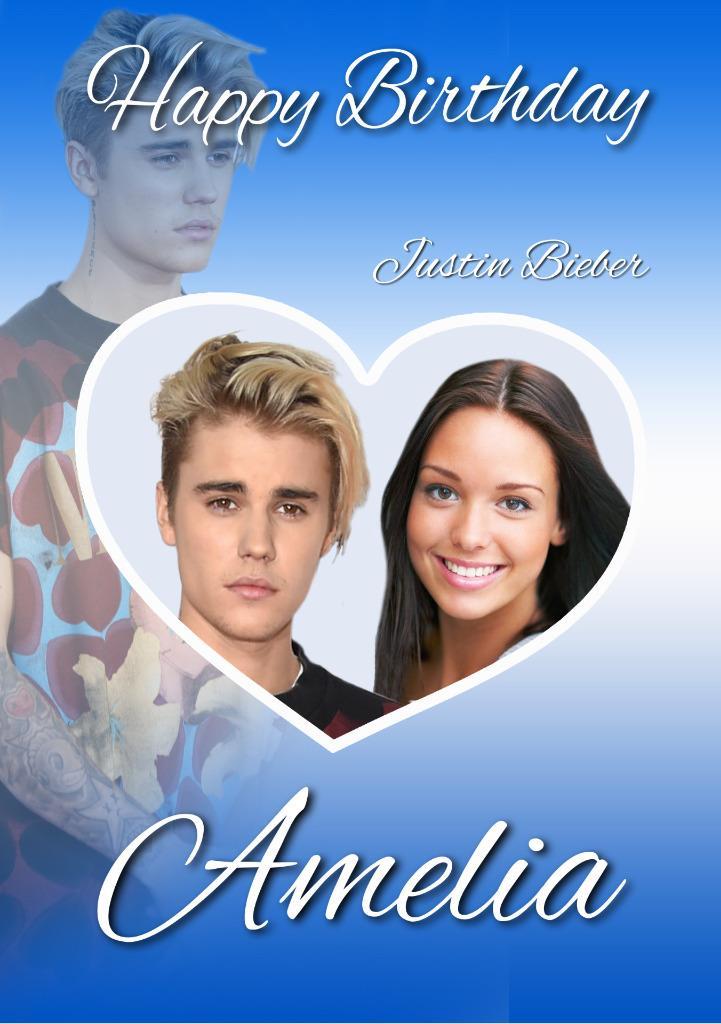 Justin Bieber Birthday Party Invitations