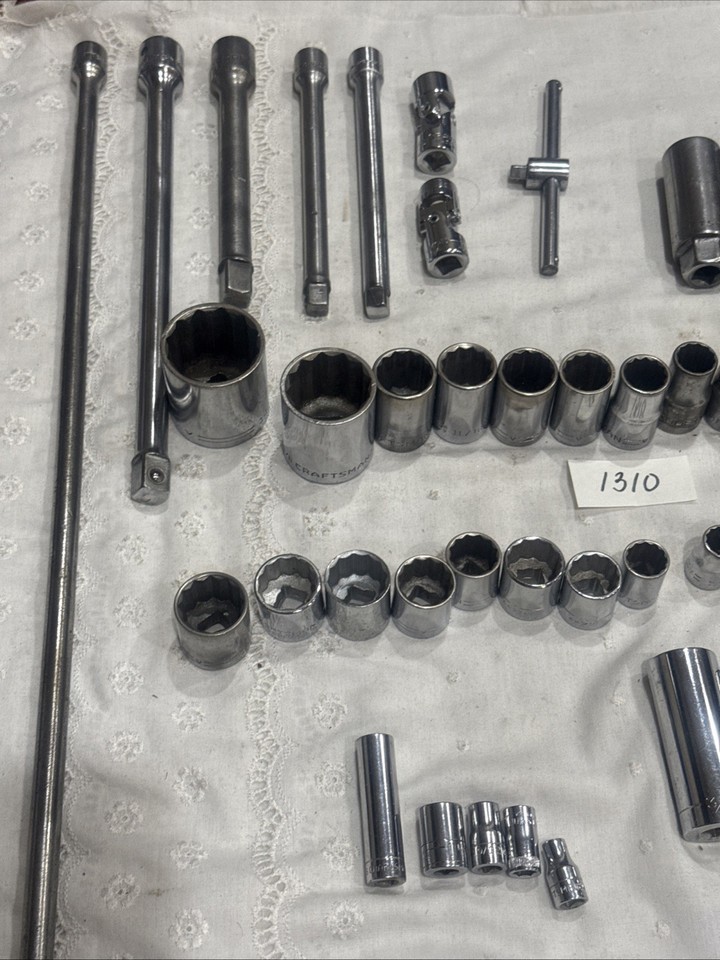 Vintage Craftsman =VV= & =V= Series Sockets, Extensions, Swivel Joints ...