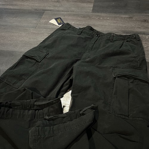 Polo Ralph Lauren Relaxed Fit Burroughs Ripstop Black Cargo Pant 32x30 ...