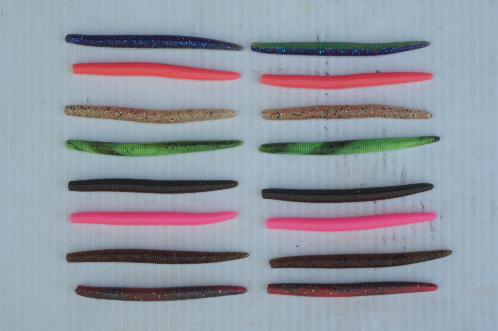 4" Baby Tiki-Stick Soft Plastic Fishing Wave Worms - Pick Quantity ...