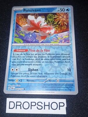 Carte Pokemon FR EV07 044/167 POISSIRENE REVERSE TWM FRANCAISE NEAR ...