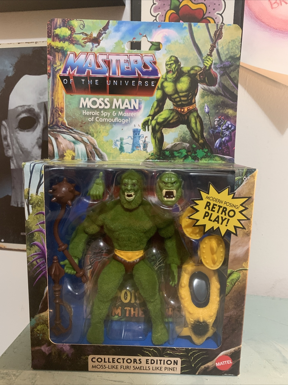 Mattel Masters of the Universe Origins Moss Man Figure Wal Mart ...