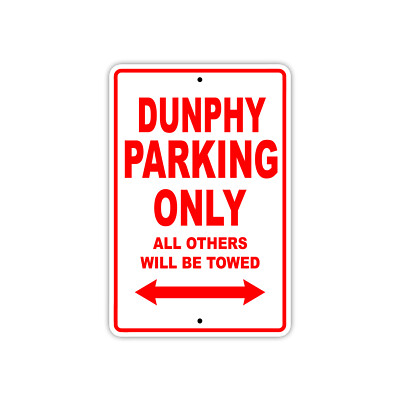 Dunphy Parking Only Boat Ship Wall Art Notice Decor Novelty Aluminum ...