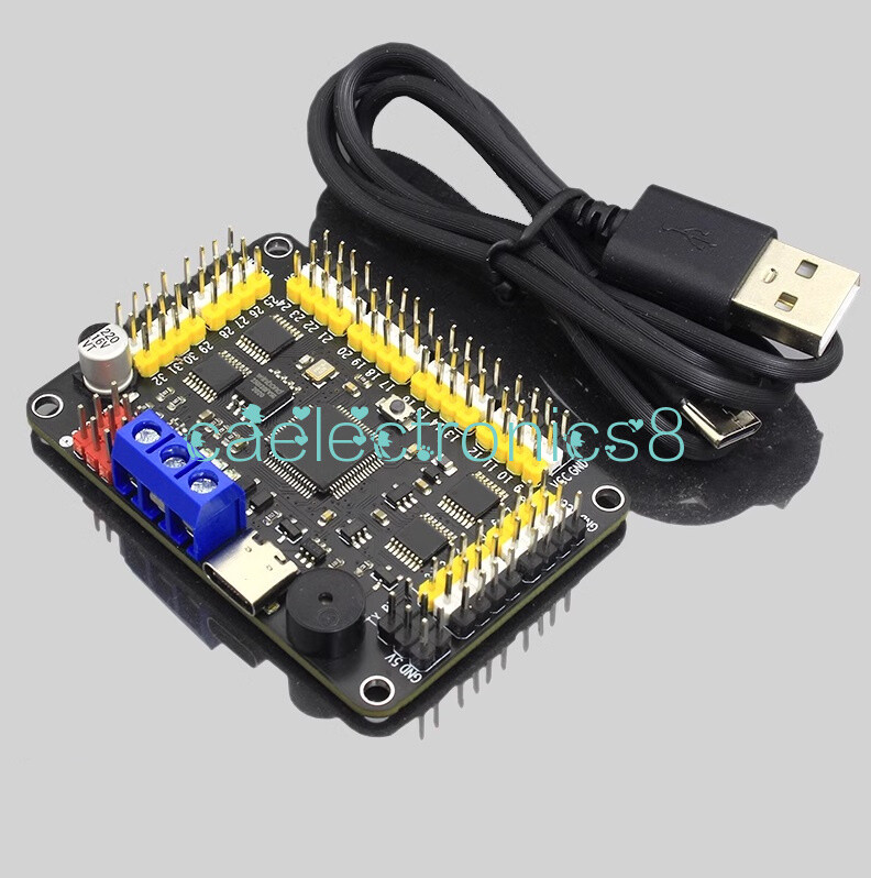 32 Channel Robot Servo Control Board Steering Gear Motor Controller ...