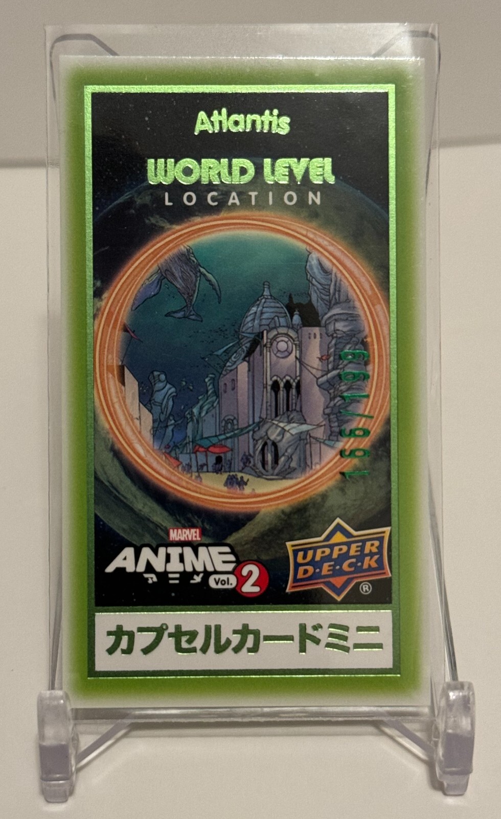 2023 Marvel Anime Vol 2 CAPSULE CARD World Level Location Atlantis 166/ ...