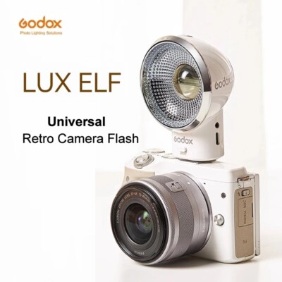 Godox Lux ELF Retro Camera Flash Light 6000K For Sony Canon Fuji Nikon ...
