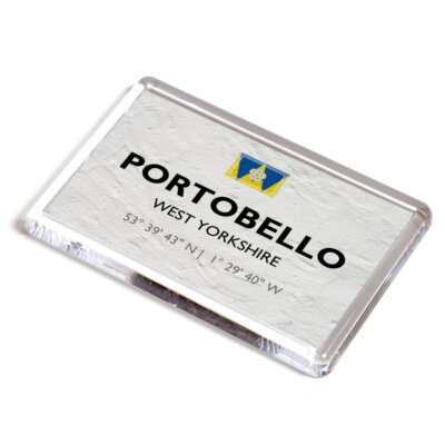 FRIDGE MAGNET - Portobello, West Yorkshire - Lat/Long SE3318 | eBay