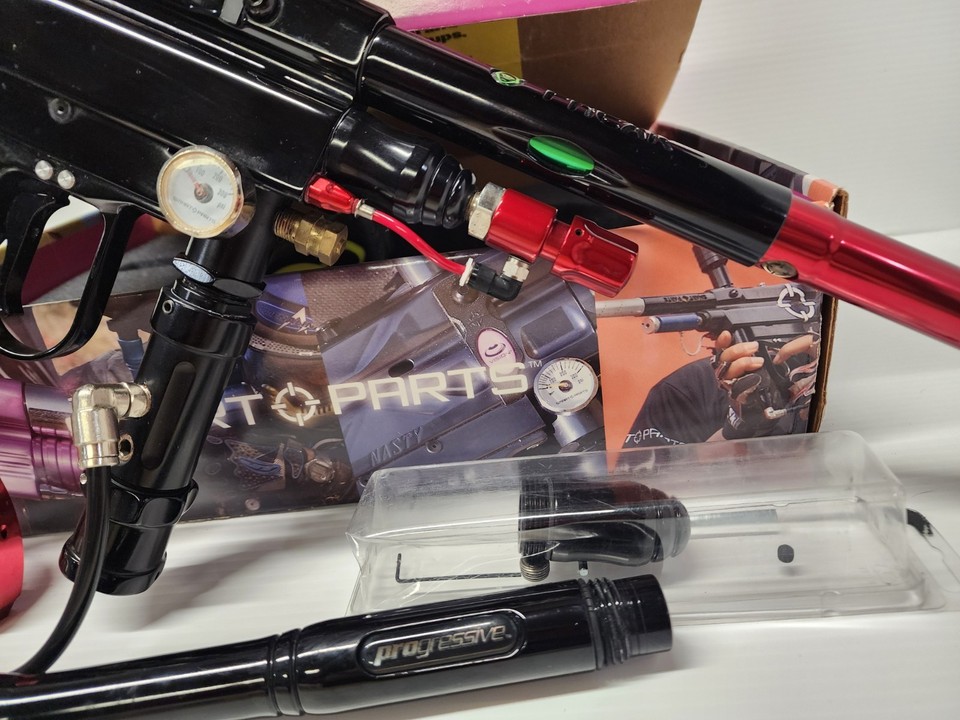 Smart Parts Impulse Max-Flo Freak Barrel System Paintball Marker Black ...