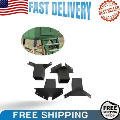 4x4 Deer Stand Brackets 4PCS Compound Angle Platform Bracket Outdoor | eBay