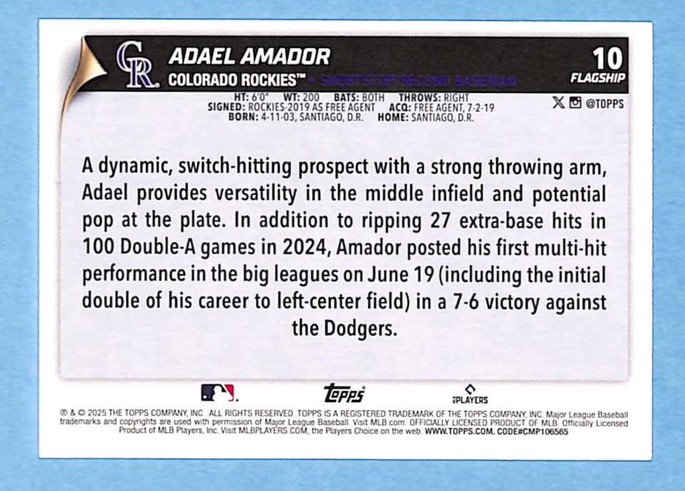 2025 Topps Flagship Collection (Costco Exclusive) - Pick a Card - Multi ...