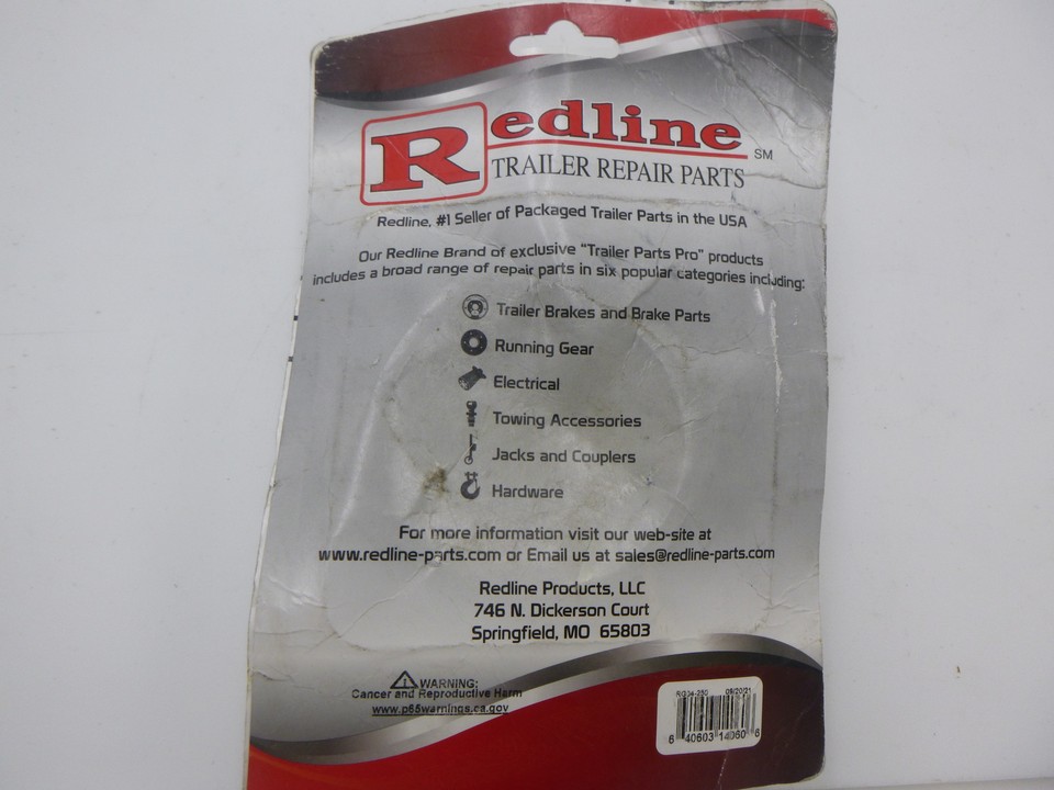 Redline RG04-250 Trailer Parts Pro Oil Cap Kit for Alko/Hayes 10K-16K ...