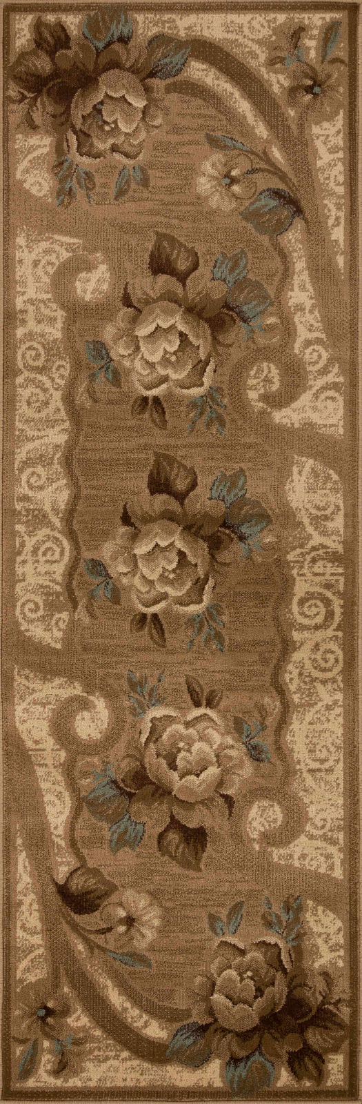 Traditional Farmhouse Oversized Floral Scroll Indoor or Area Rugs or ...
