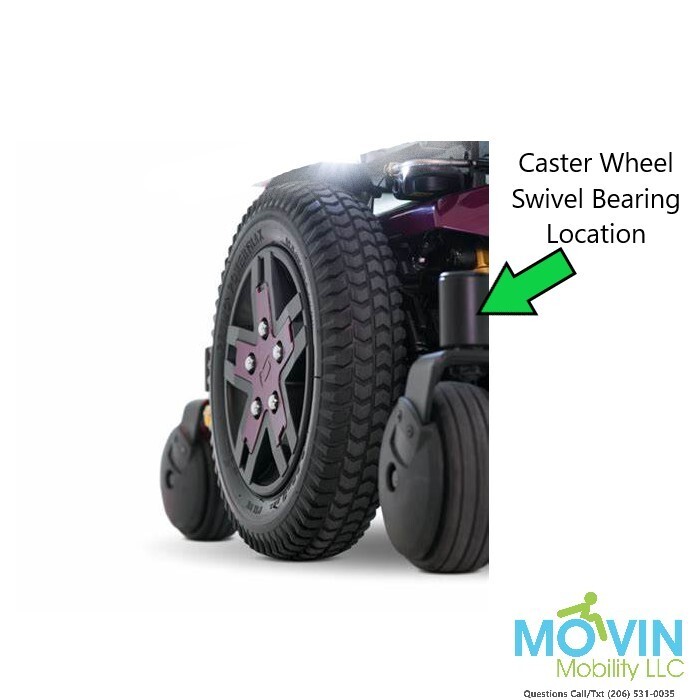 Caster Wheel Bearing and Spacer Kit for Pride Quantum Q6 Edge Power ...