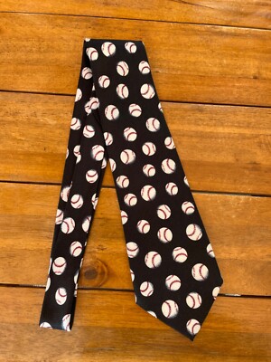 A. Rogers Polyester Men'S Baseball Tie EUC | eBay