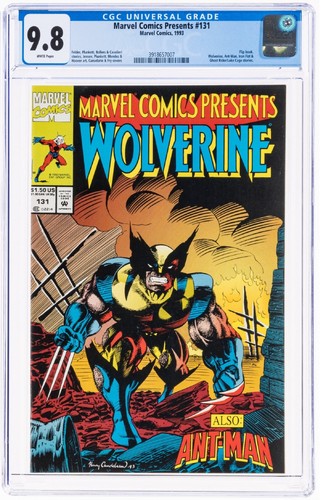 Marvel Comics Presents #131 CGC 9.8 1993 Wolverine Dan Slott Cover ...