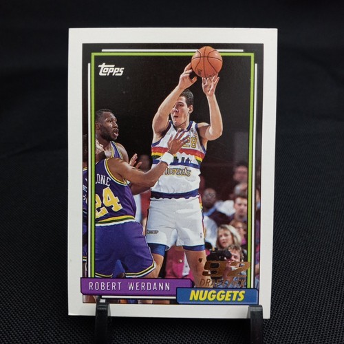 1992-93 Topps Basketball Draft Pick Robert Werdann #39 RC Denver Nuggets (1A574) | eBay
