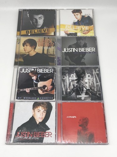 Justin Bieber 8 CD Lot Collection | eBay