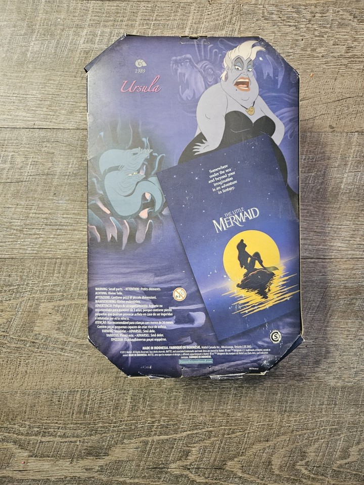 Ursula Disney Store Ariel Small Mermaid Doll Signature Collection ...