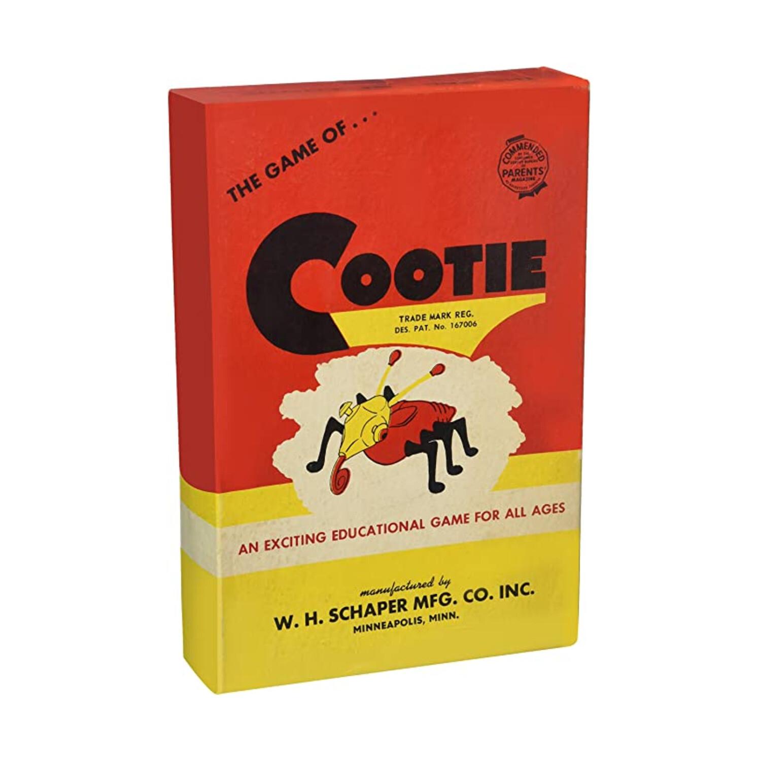 W. H. Schaper Board Game Cootie (1949 Ed) Box Fair/EX | eBay