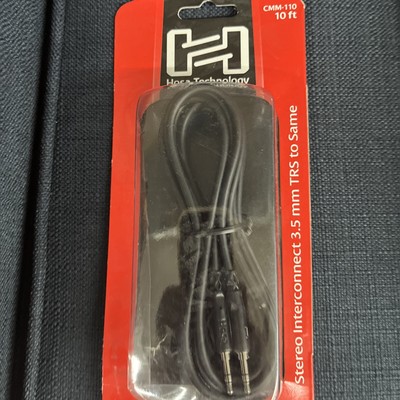 Hosa Technology Stereo Mini Male to Stereo Mini Male Cable (10') | eBay