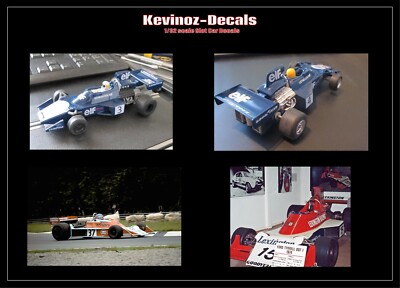 1/32 Scale Decals for Scalextric Tyrrell 007 C121 - 6 Variations | eBay UK