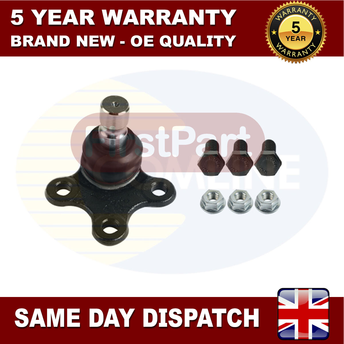 Fits 208 Corsa 1.2 1.5 HDi 1.6 Firstpart Front Lower Ball Joint ...