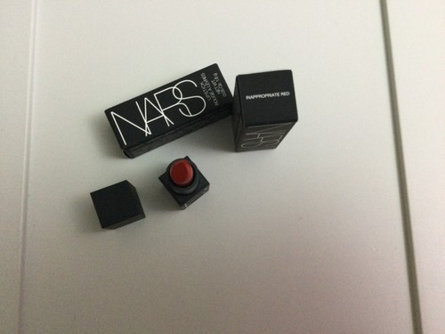 2 x NARS Lipstick Rouge A Levres Inappropriate Red .05 Oz NIB Travel ...
