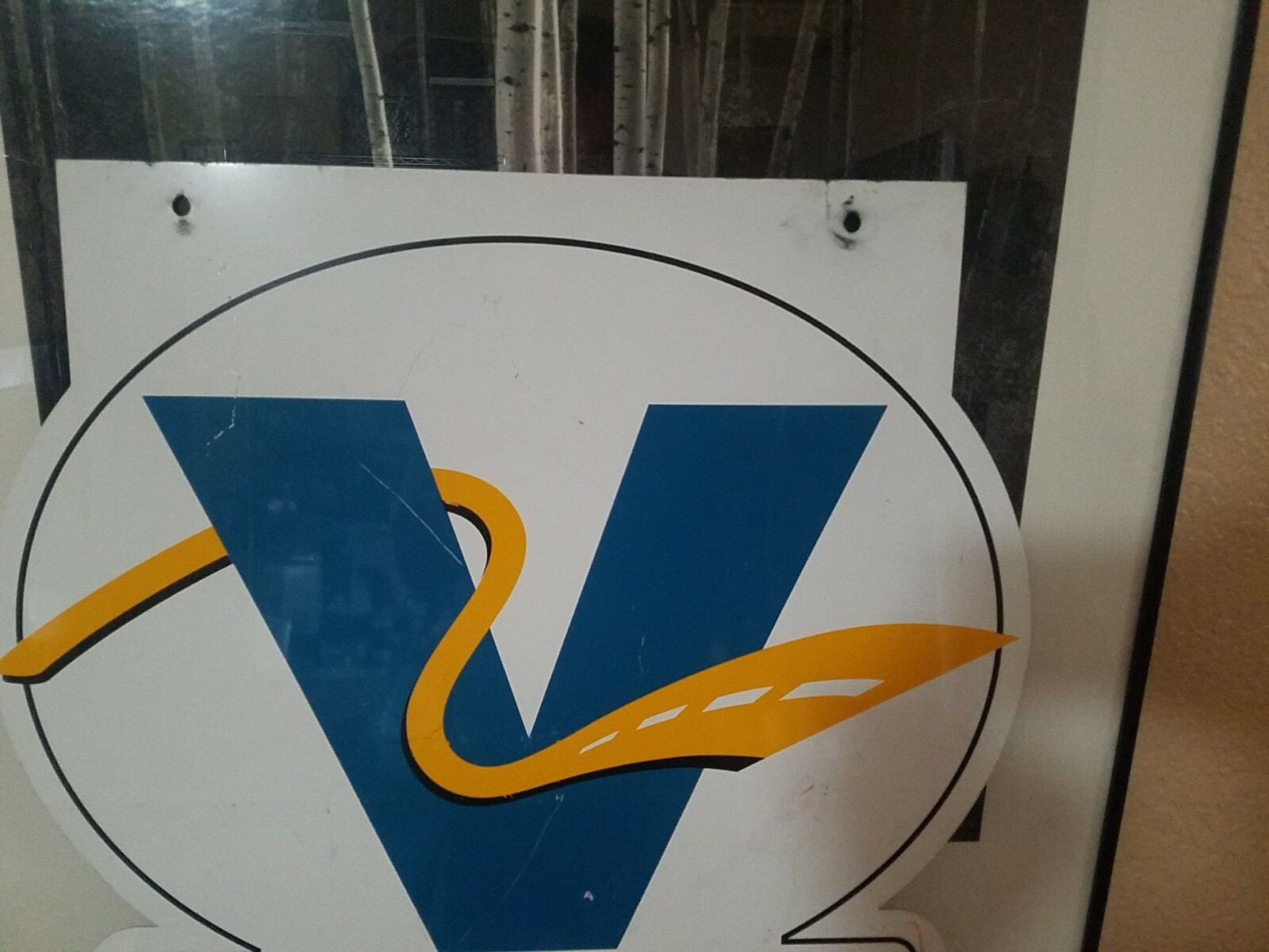 24"X20" Gas Oil Vintage Valero Fleet Discount Site Double Sided Metal ...