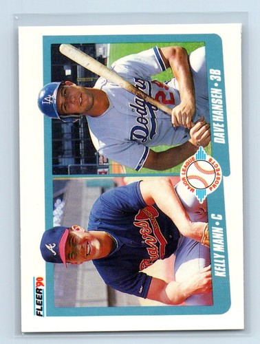 1990 Straight from the Pack Kelly Mann/Dave Hansen Rookie Atlanta ...