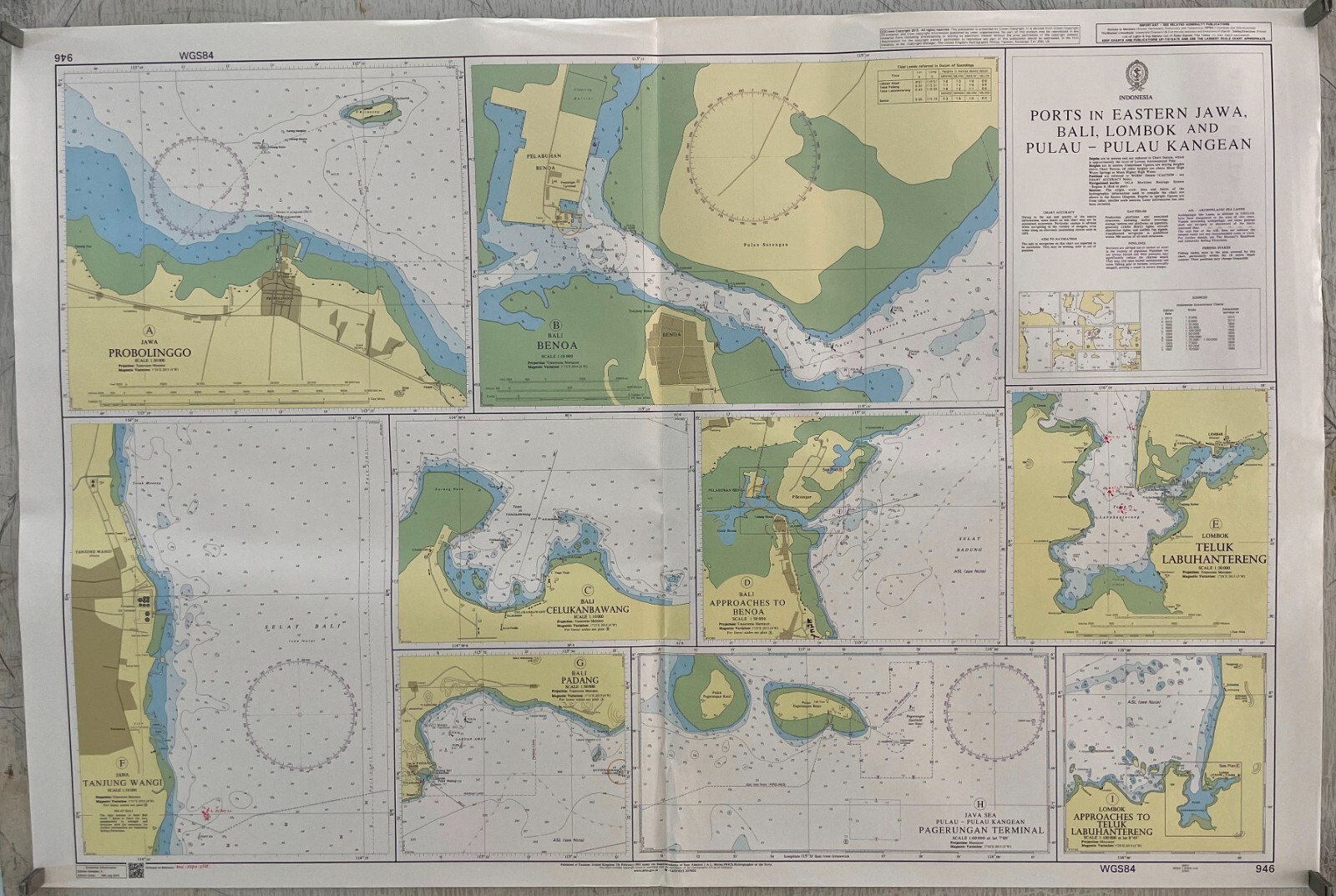 Admiralty 946 Ports In Eastern Jawa, Bali, Lombok & Pulau Pulau Kangean ...