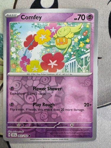 Comfey Reverse Holo English Pokemon TCG BKBP360 | eBay UK