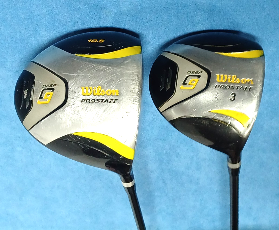 Wilson Prostaff Deep CG 10.5* Driver & 3 Wood Mens Regular Flex ...