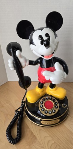 90's Vintage Mickey Mouse Animated Talking Telephone Disney TeleMania ...