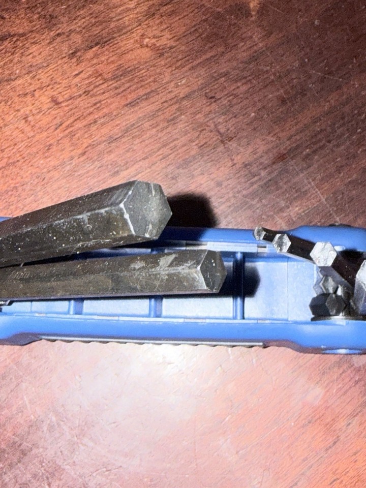 NEW Snap On Tools Folding METRIC Hex Wrench Set Plastic Handle AWMEF6K ...