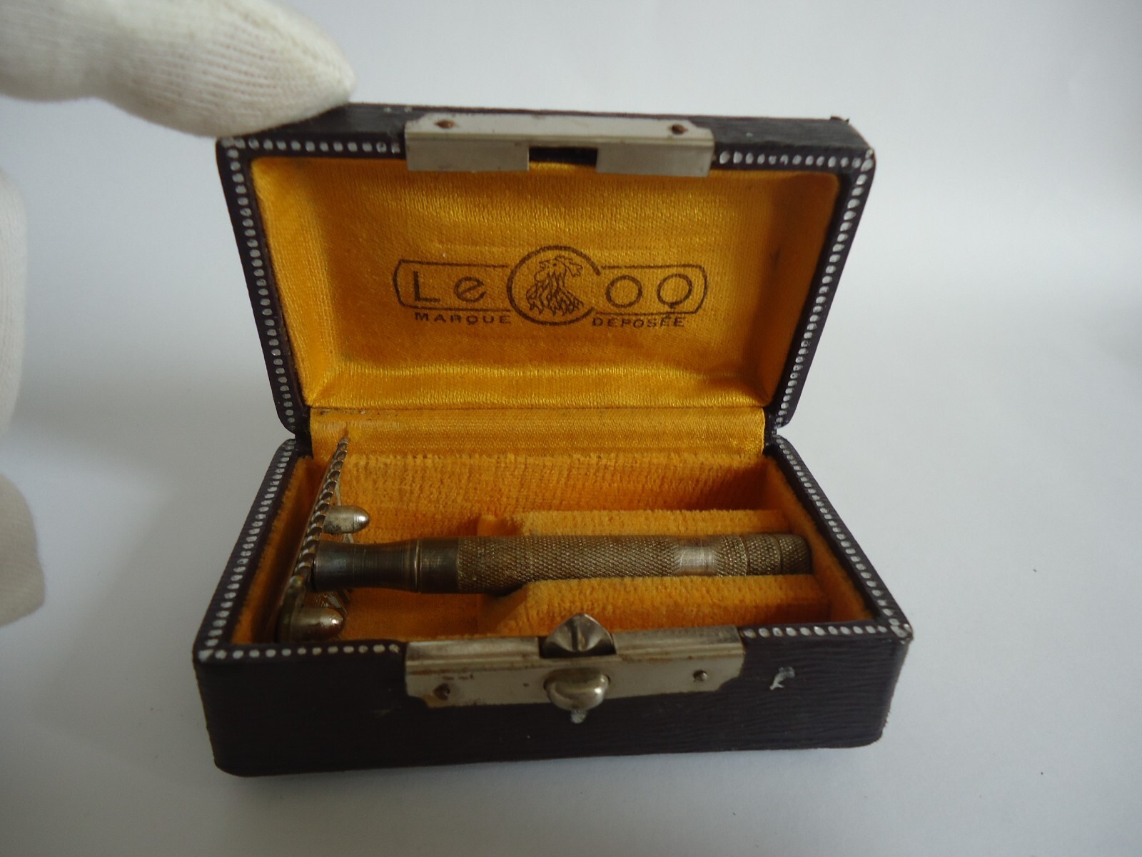 VINTAGE FRENCH SAFETY RAZOR ''le COQ'' MARQUE DEPOSEE 1960's. | eBay