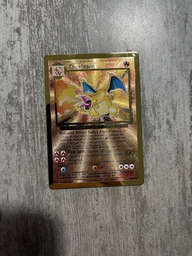 Gold Metal Charizard 2021 Celebrations UPC 4/102 HOLO Pokemon | eBay