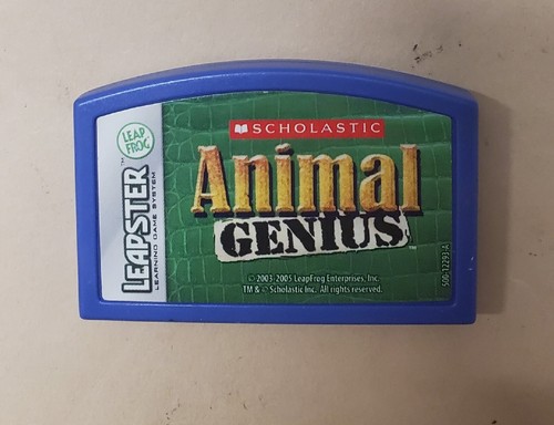 Leapfrog Leapster Explorer LeapPad Scholastic Animal Genius Game ...