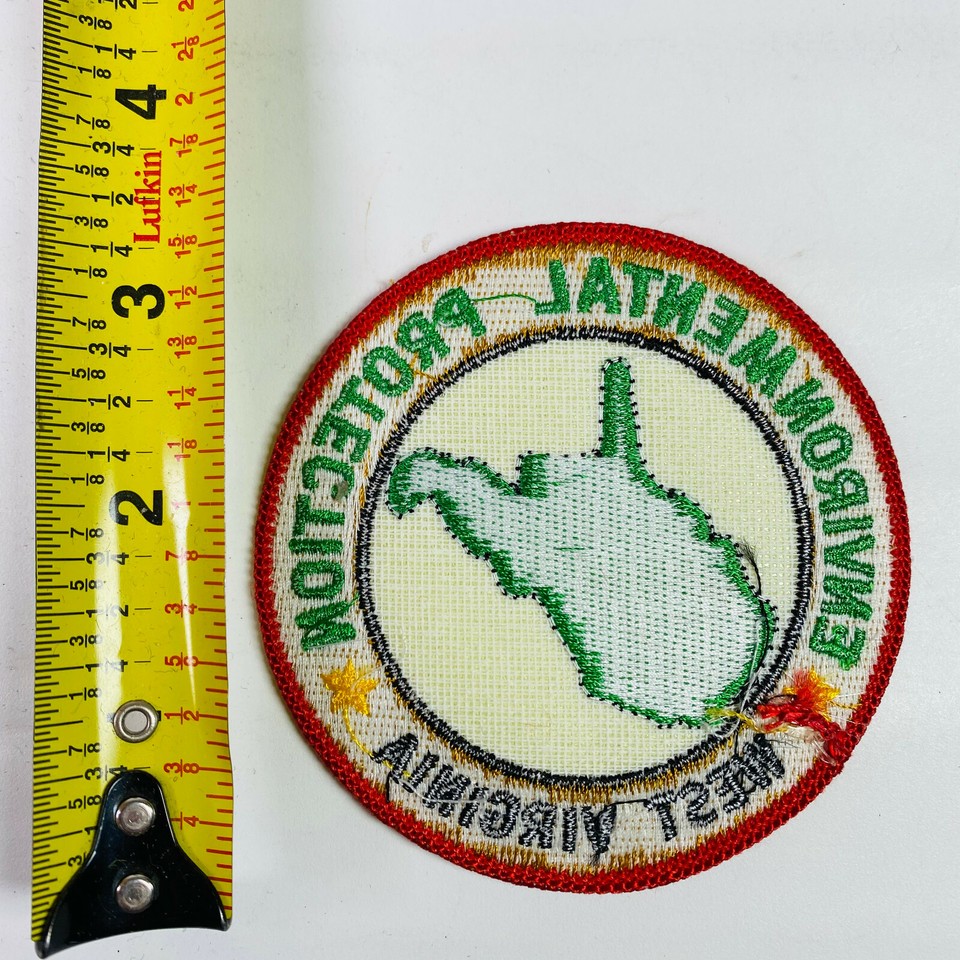 West Virginia Environmental Protection WV EPA 3.5" Patch A10 | eBay