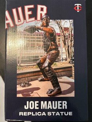 SGA 2025 Minnesota Twins Joe Mauer Replica Bronze Statue Brand New! In ...