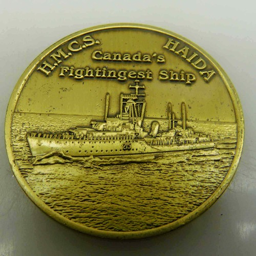 HMCS HAIDA CANADA FIGHTINGEST SHIP CHALLENGE COIN | eBay