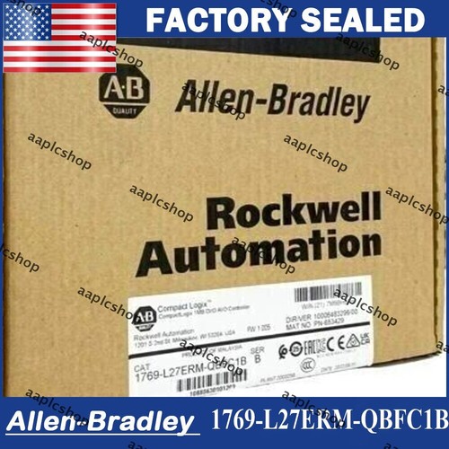 NEW NEW PLC 1769-L27ERM-QBFC1B CompactLogix 1MB ...