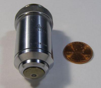 LEITZ WETZLAR MICROSCOPE OBJECTIVE 170/0.17 OEL 100/1.30 | eBay