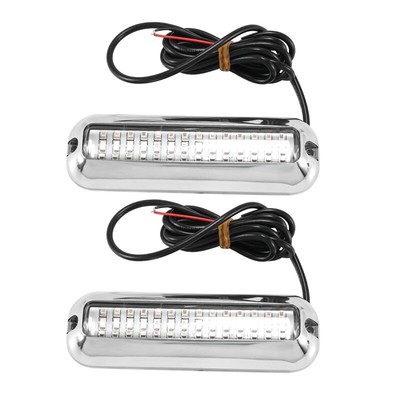 2Pcs 42LED Boat Light Boat Transom Light Underwater Pontoon Marine ...